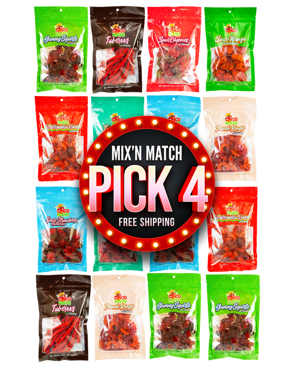 Chamoy Infused Gummies | Pick 4 – Cinco De Mayo Candy
